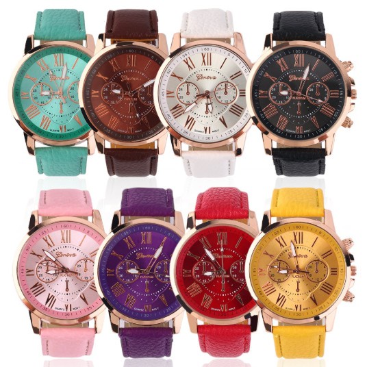 Fashion Korean leather POP women's watch#GNL01 | Shopee Philippines