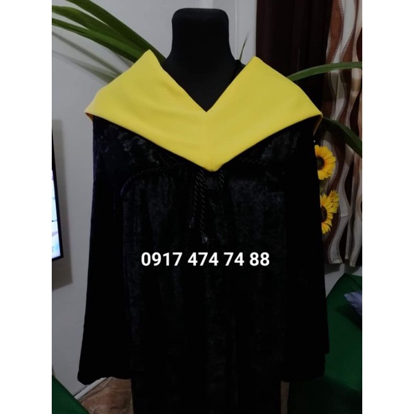 2 in 1 UST College Graduation Toga VELVET toga and hood | Shopee ...