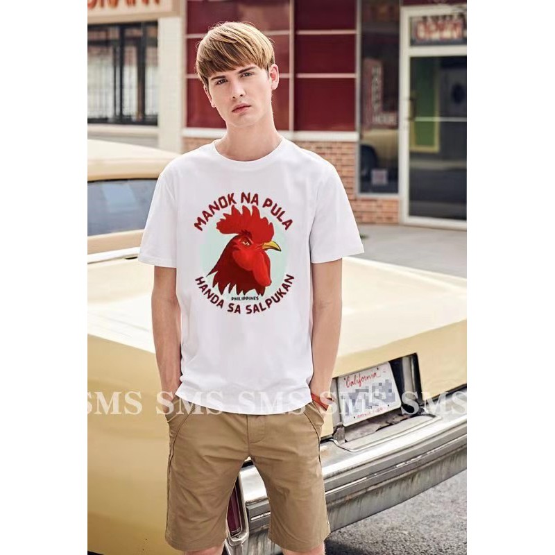 Manok ng Pula design red chicken logo pinoy design T-Shirt unisex ...