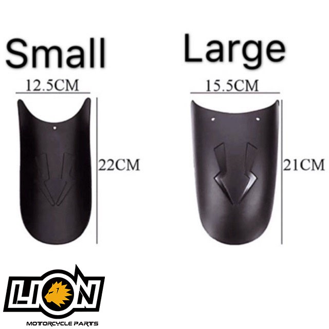 LION Motorcycle Mudguard Fender Extention Mud guard Universal | Shopee ...