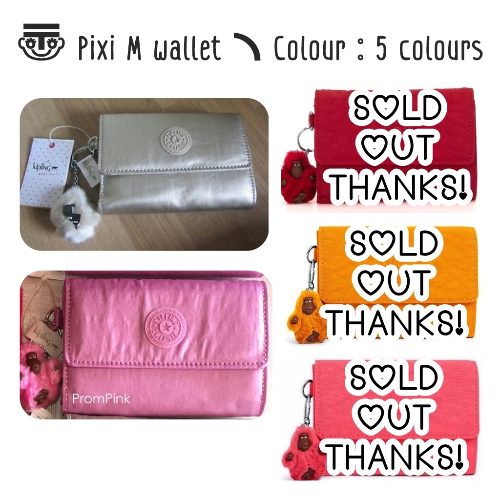 Kipling PIXI Medium Organizer Wallet | Shopee Philippines