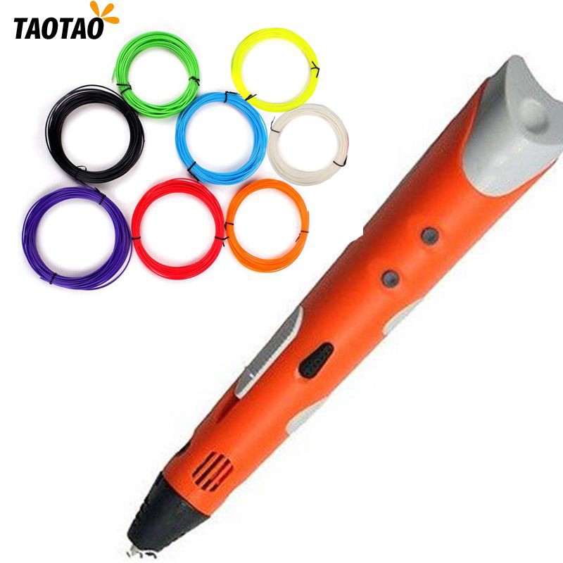 ღ 10 Colors 5M/Set 3D Pen Filament PLA 1.75mm For 3d Drawing Printing ...
