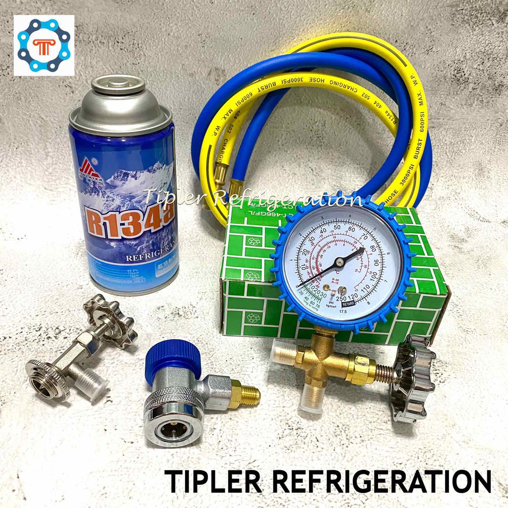 Car Aircon Freon Charging Kit (Plug and Use) | Shopee Philippines