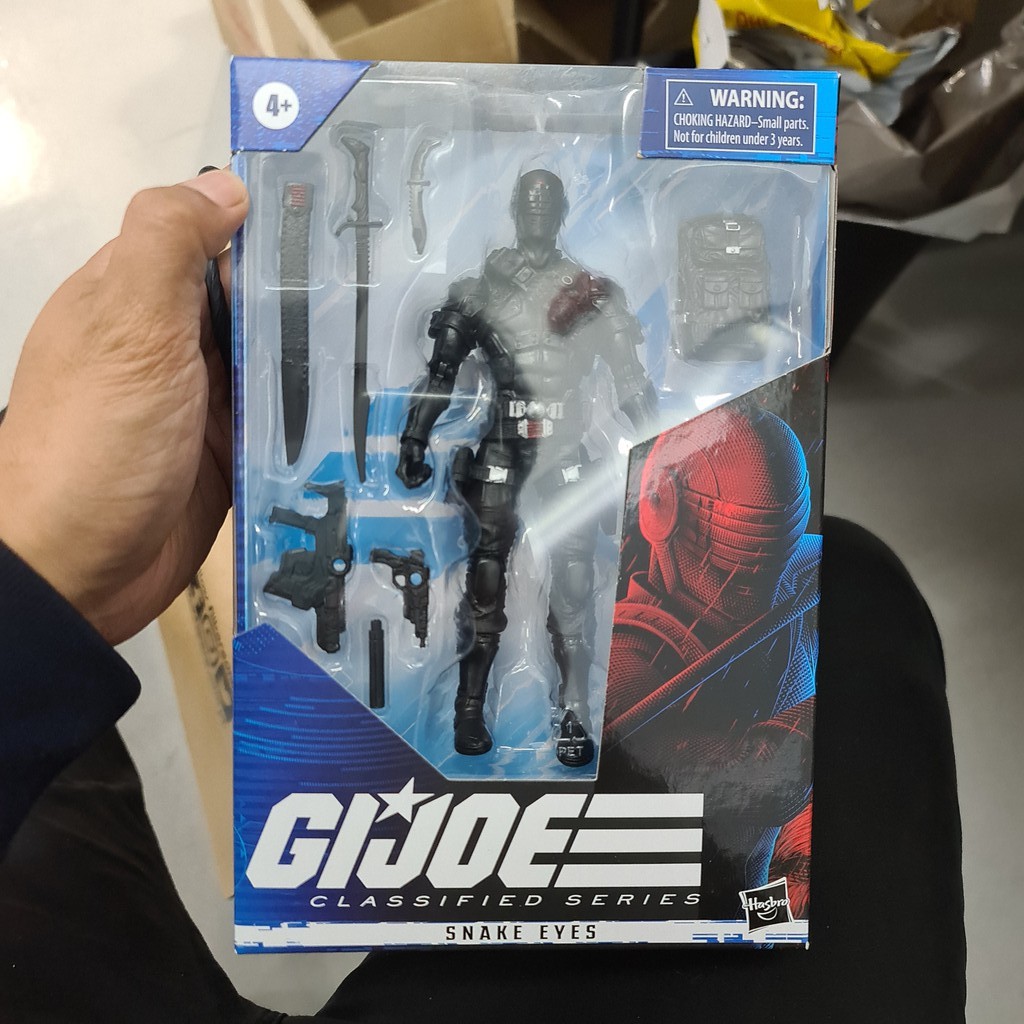 Hasbro G.I. Joe Classified Series Snake Eyes Action Figure 6inch ...