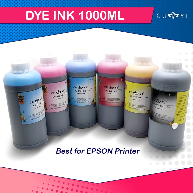 1000ml CUYI Dye Ink (Refill Ink for Inkjet Printer) | Shopee Philippines