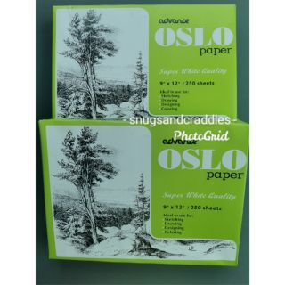 Advance Oslo Paper - 9" x 12 " - 250 sheets - 100 GSM | Shopee Philippines
