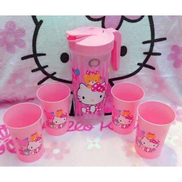 Hello kitty Pitcher W/glass | Shopee Philippines