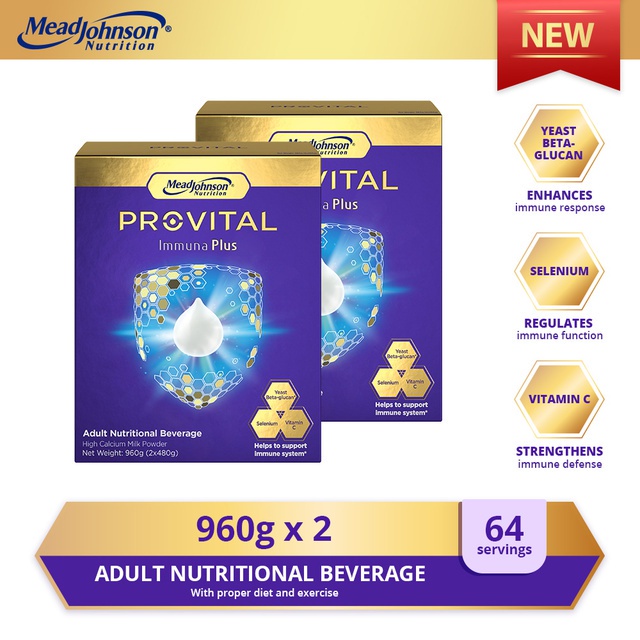 ProVital Immuna Plus 1.92kg (960g x 2) Adult Nutritional Beverage GWP ...