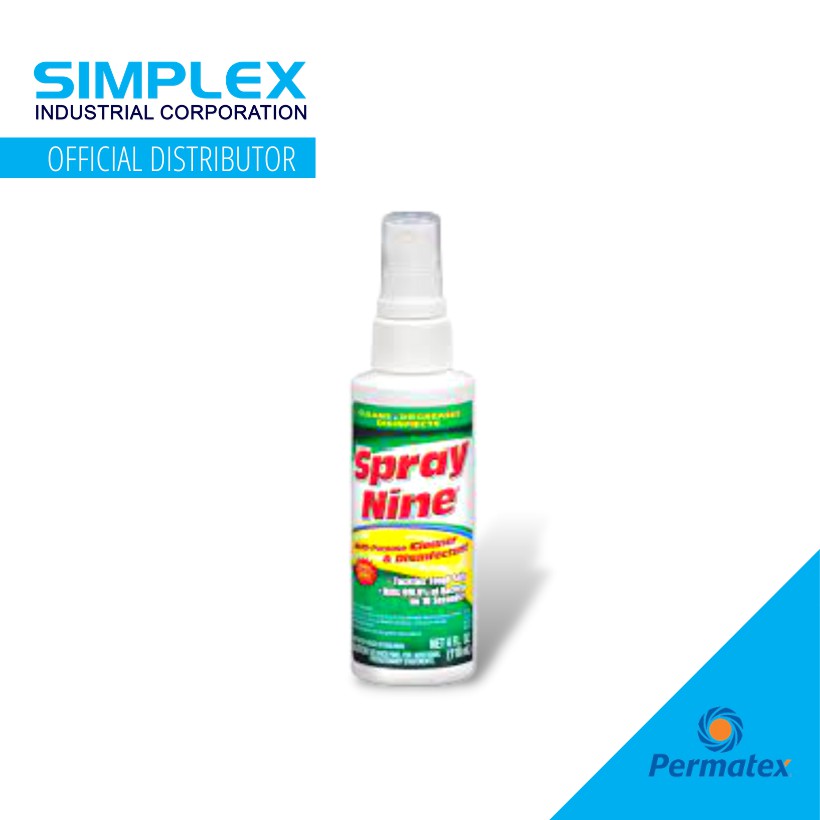 PERMATEX | SPRAY NINE MULTI-PURPOSE CLEANER AND DISINFECTANT | GREZ-OFF ...