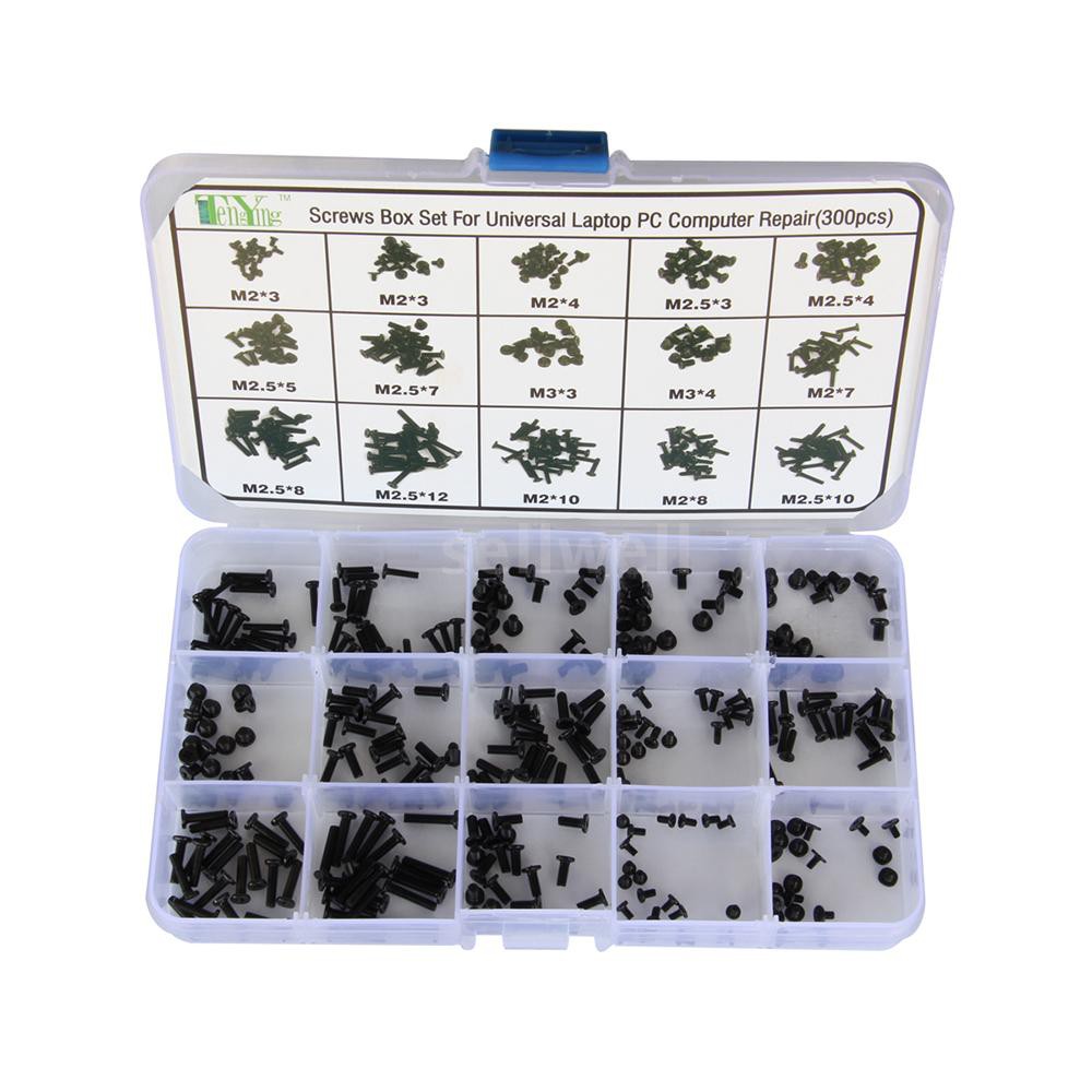 300Pcs Screw Set Screws Box for Universal Laptop PC Computer | Shopee ...