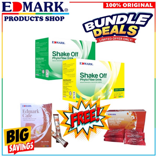 Edmark Products Original [BUNDLE] Shake Off Phyto Fiber Drink + FREE ...