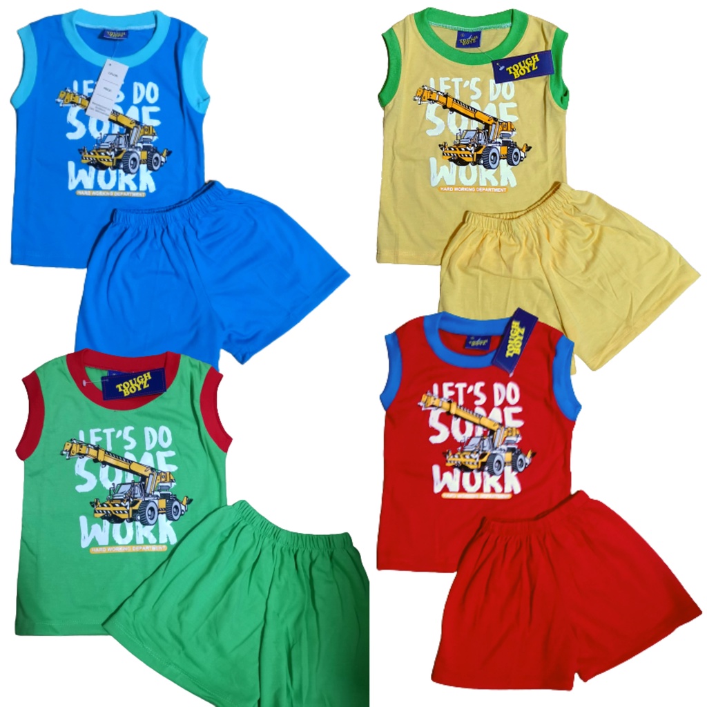 BOYS TERNO FOR AGES 1-4 YRS CHOOSE DESIGN | Shopee Philippines