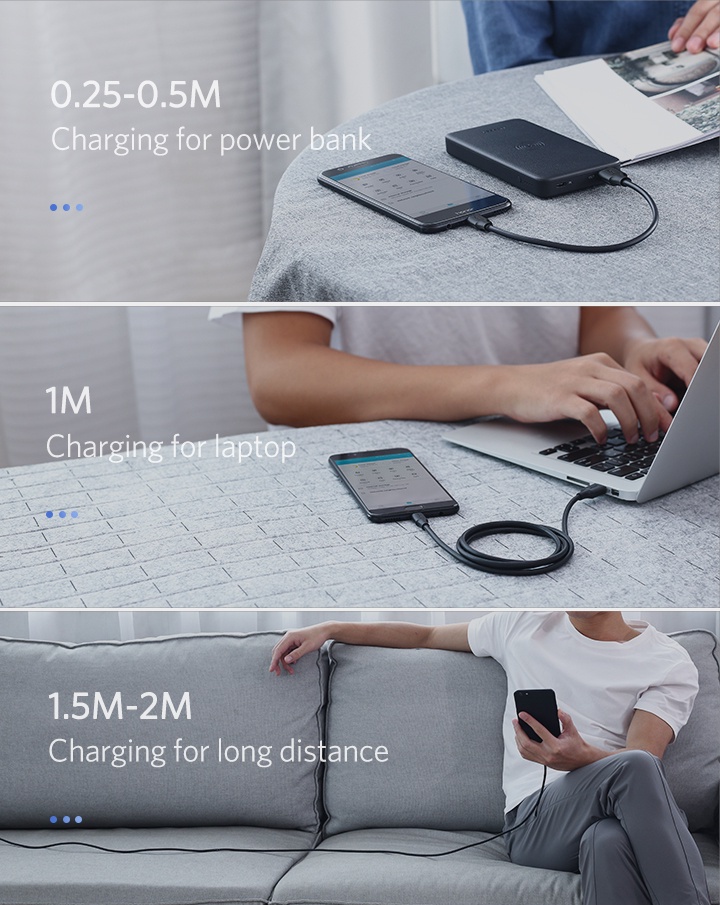 UGREEN Micro USB Cable USB 2.0 A Male to Micro B Sync & Charging Cable ...