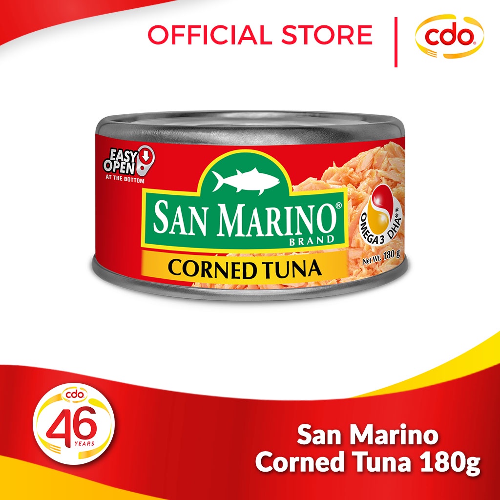 San Marino Corned Tuna 180g | Shopee Philippines