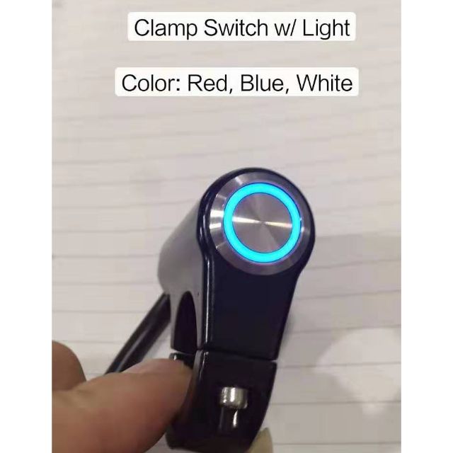 Heavy duty motorcycle halo switch alloy push button | Shopee Philippines