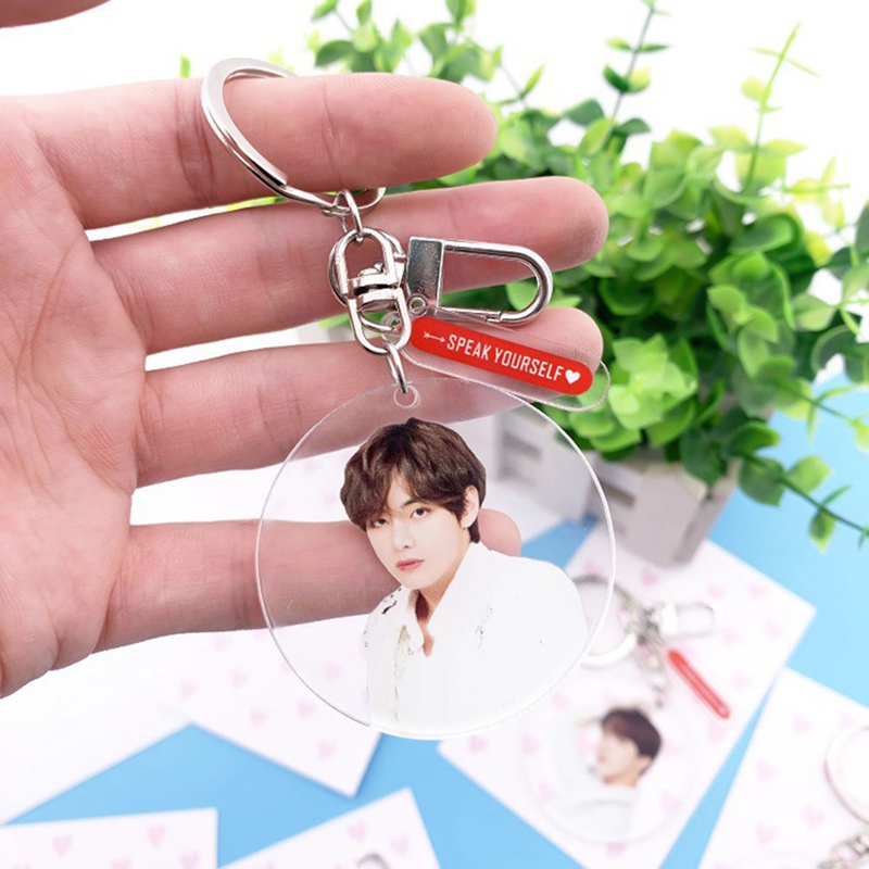 Stickers Scrapbooking Embellishments Kpop bts V Kim Taehyung keychain ...