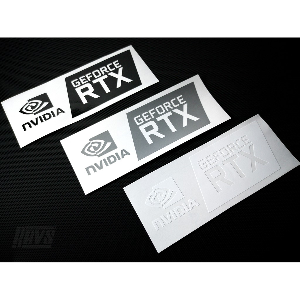 Geforce RTX sticker / cutout vinyl sticker | Shopee Philippines