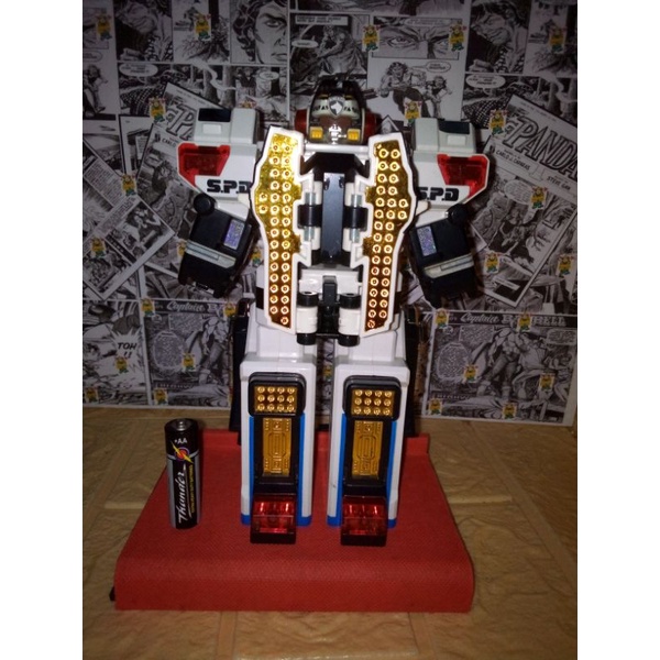 Power Rangers SPD Delta Command Megazord Figure | Shopee Philippines
