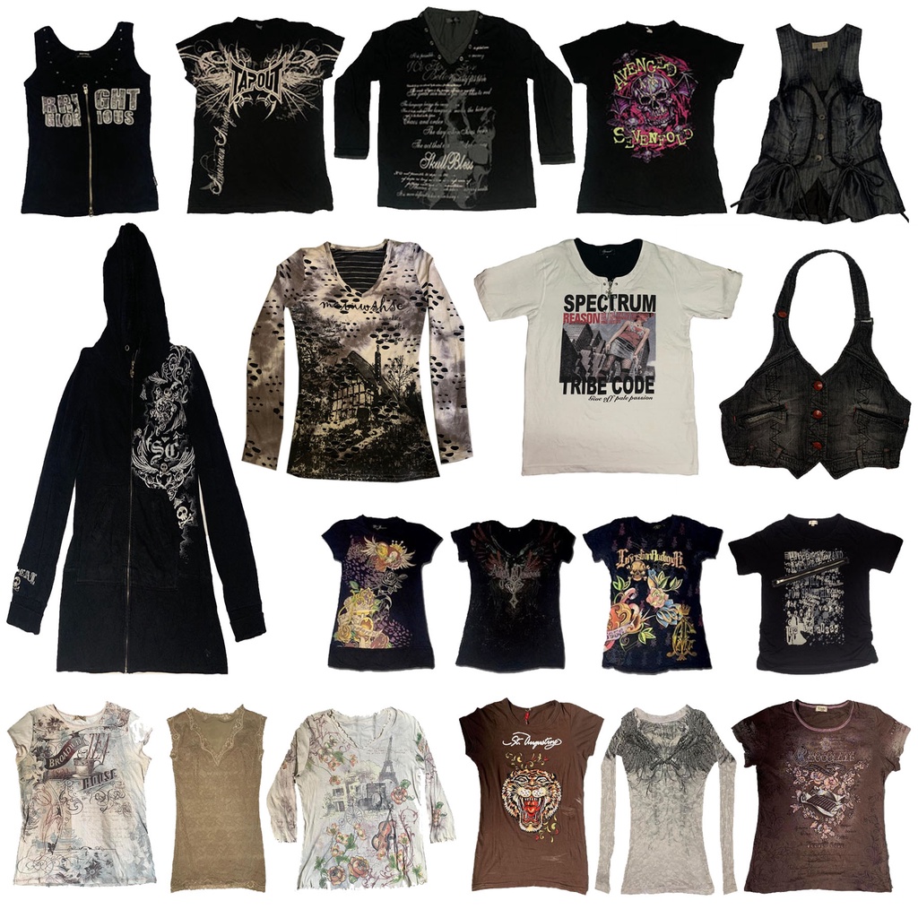 VINTAGE, GRUNGE ,FAIRYCORE, Y2K & BASIC OUTFIT COLLECTION | Shopee ...