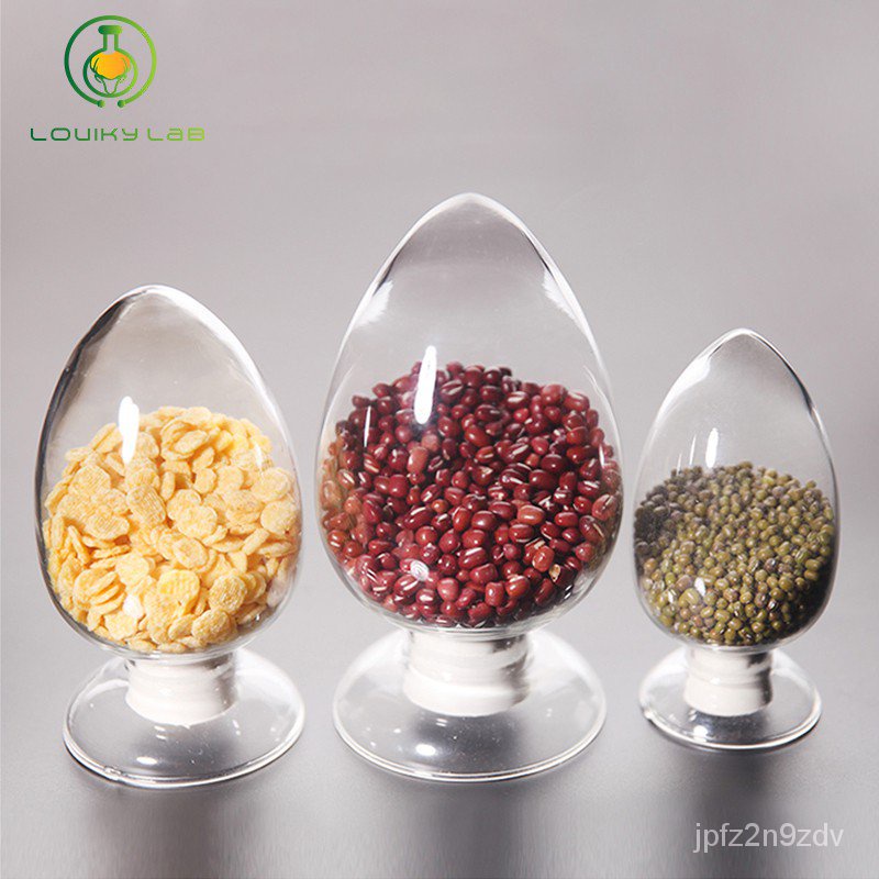 Conical Glass Seed Bottle 125ml 250ml 500ml Transparent Display Bottle ...