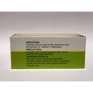CEVIT Ascorbic Acid 500mg Box of 100 Tablets | Shopee Philippines