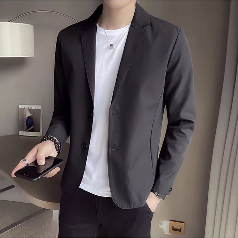 Men's Business Casual Suit Jacket 2022 Spring New Style Trendy Fashion ...