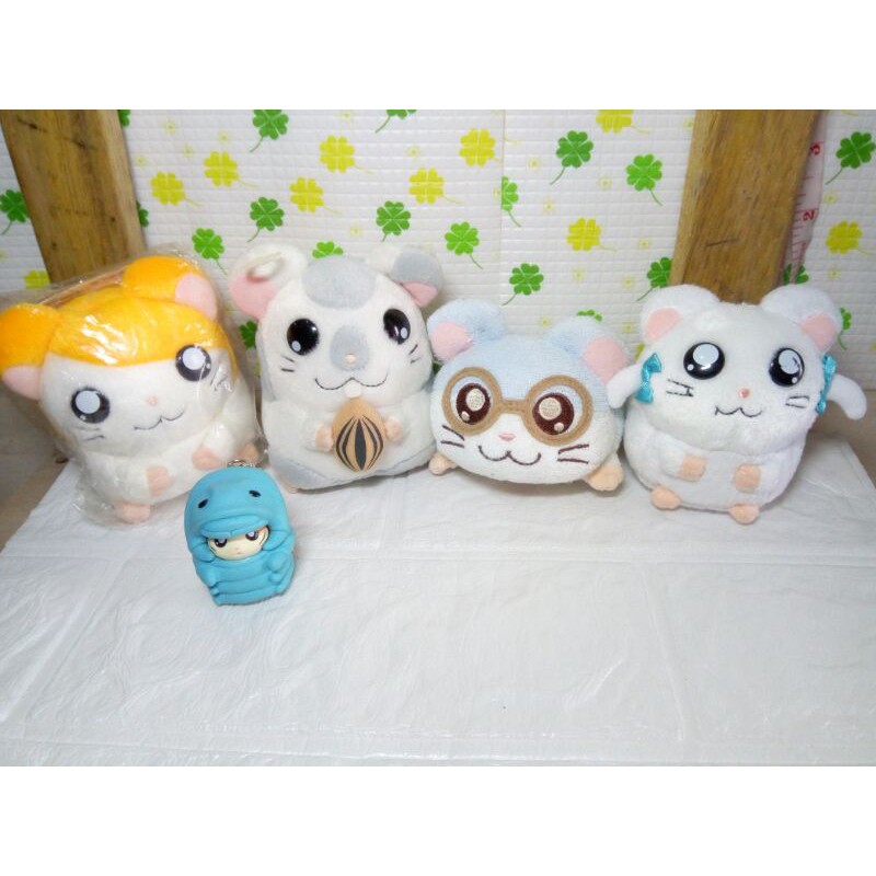 Hamtaro Stuffed Toy Plush Set (Hamtaro, Oxnard, Bijou and Dexter ...