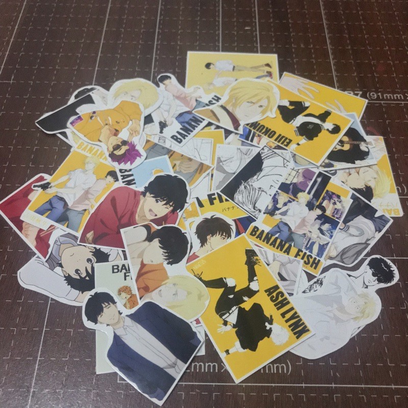 Banana Fish BL Manga Anime Sticker Pack (42pcs) | Shopee Philippines