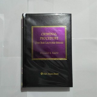 Riano CrimPro (2019) - Criminal Procedure - Bar Lecture Series ...