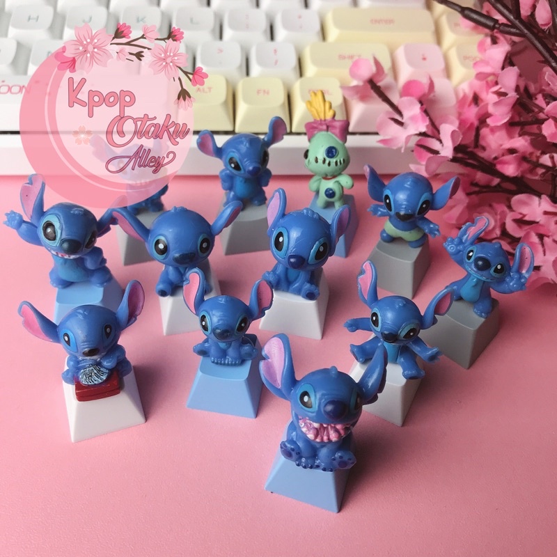 Stitch Collection Artisan Keycaps | Kpop Otaku Alley Keycaps | Shopee ...
