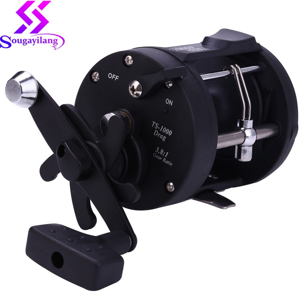 Sougayilang Saltwater Fishing Reels DSST 3000L-4000L Trolling Drum ...