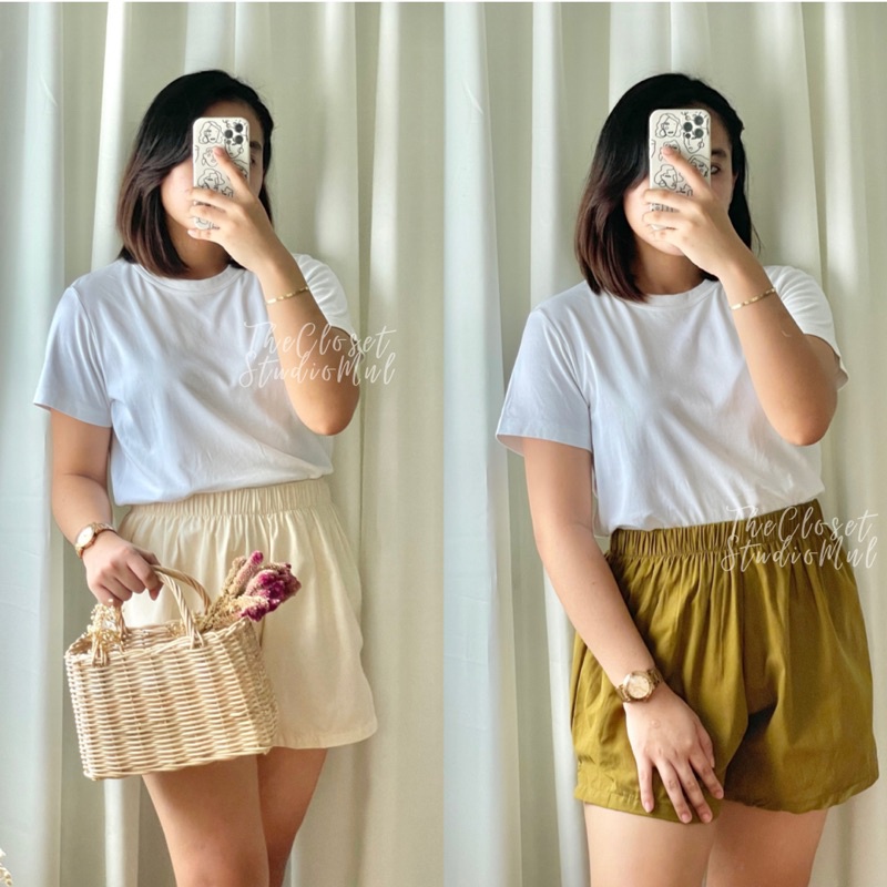 BASIC LINEN SHORTS (NO POCKET) | Shopee Philippines BASIC LINEN SHORTS (NO POCKET) | Shopee Philippines
