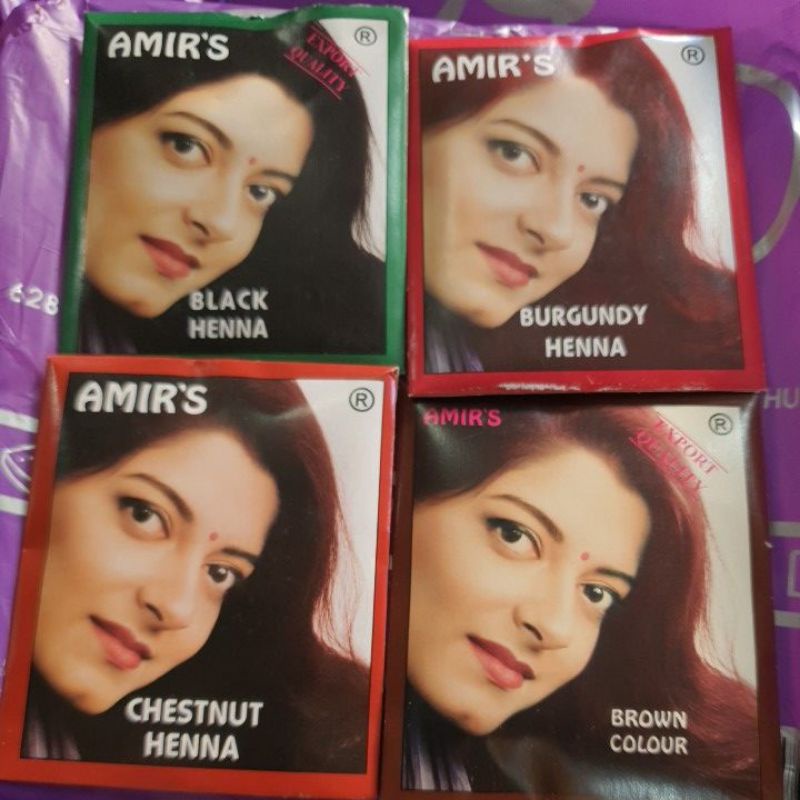 Amir's Henna Hair Colors (per sachet) | Shopee Philippines