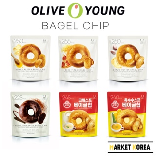 Olive Young Bagel Chips 60g 6 Flavors Korean Snack | Shopee Philippines