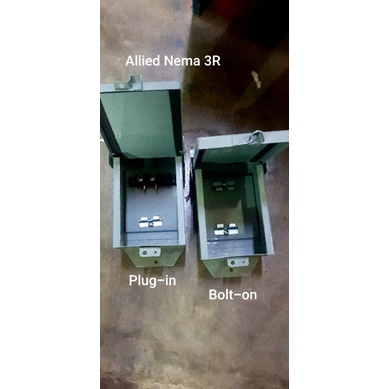 Allied Nema 3R enclosure WEATHERPROOF panelboard Bolt-on Plug-in ...