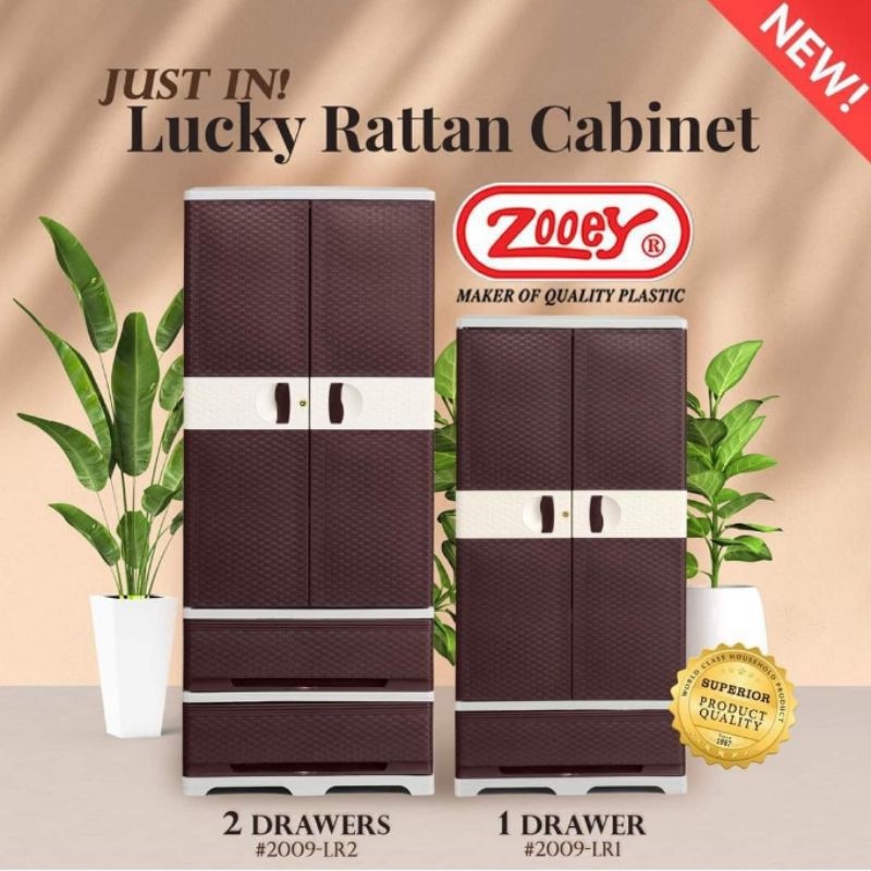 ZOOEY LUCKY RATTAN CABINET | Shopee Philippines
