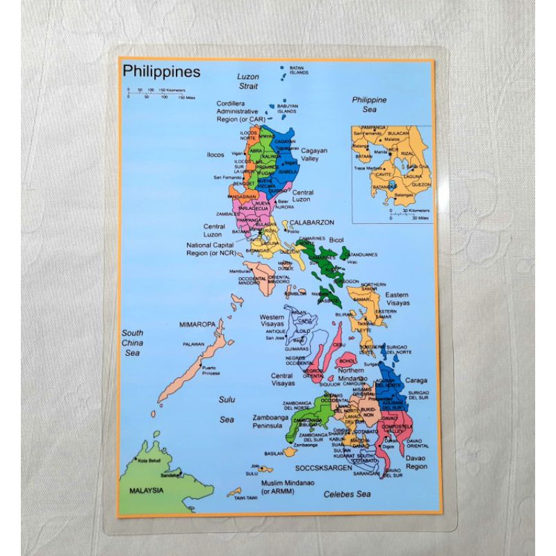Map of the Philippines (teacher pher a4 chart) | Shopee Philippines
