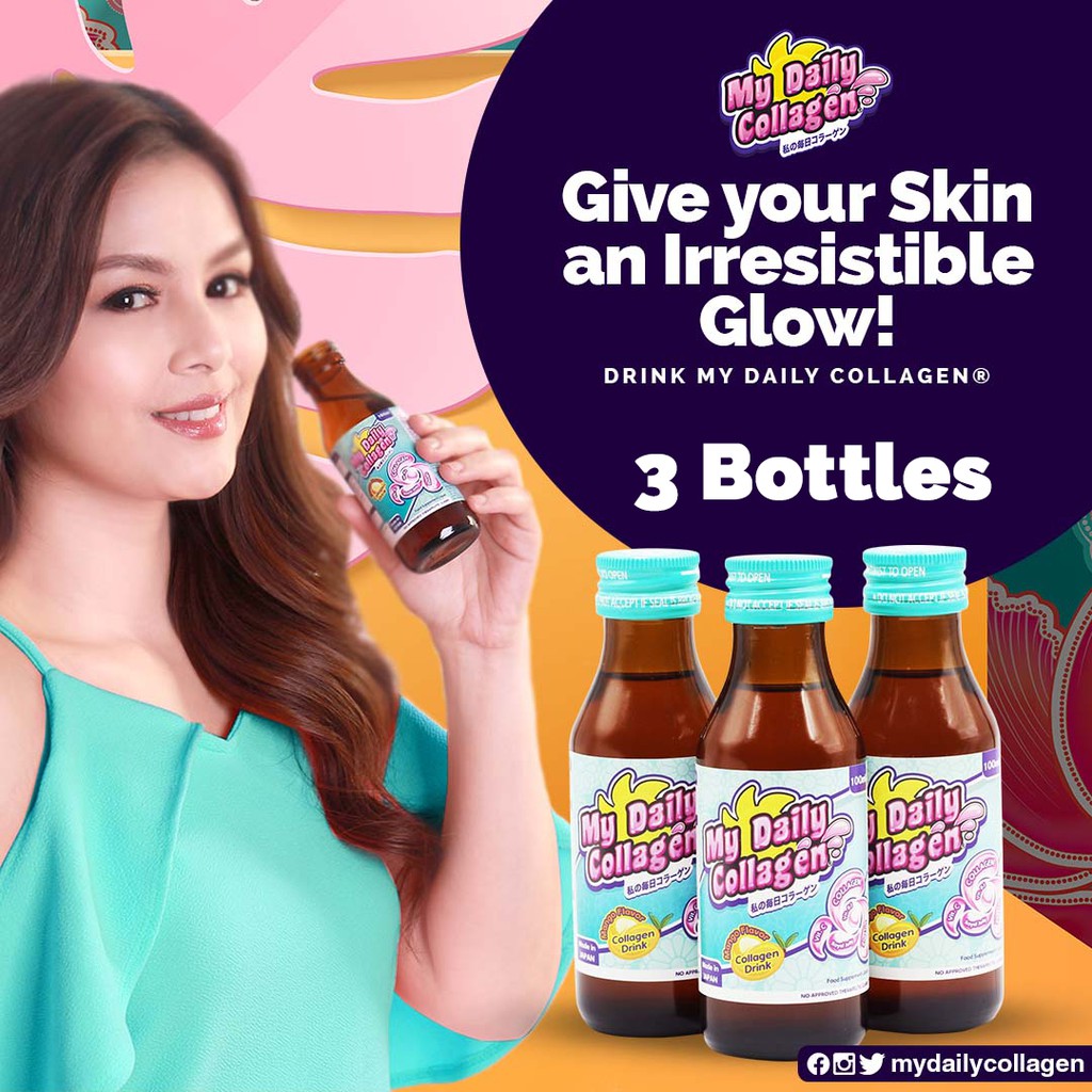 Collagen Supplement - Collagen Drink - My Daily Collagen (100ml x 3 ...