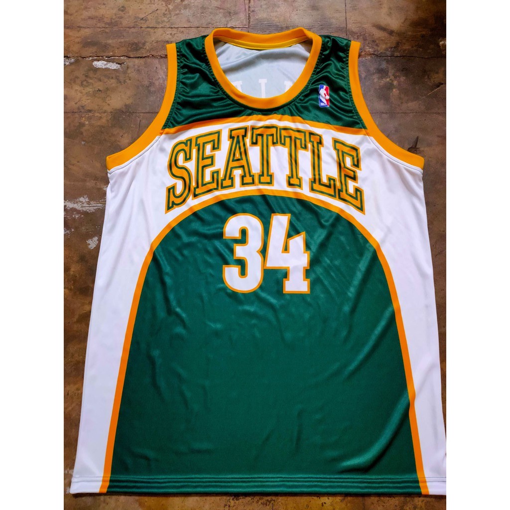 Ray Allen #34 Supersonics Seattle Swingman Jersey | Full Sublimation ...