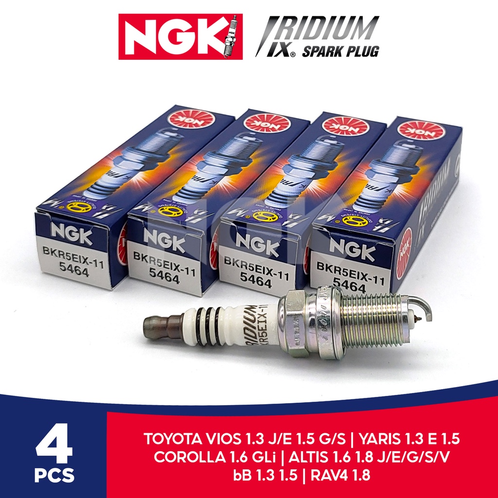 NGK BKR5EIX-11 Iridium IX Spark plug for Toyota Vios / Yaris / Corolla ...