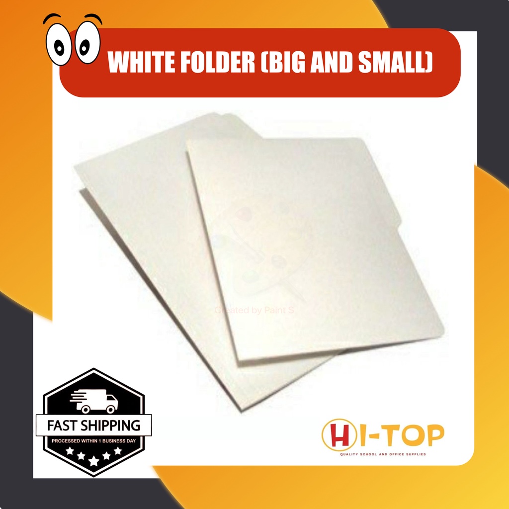 White Folder l Sold per piece l Long 8.5"X13" & Short 8.5"X11" | Shopee ...
