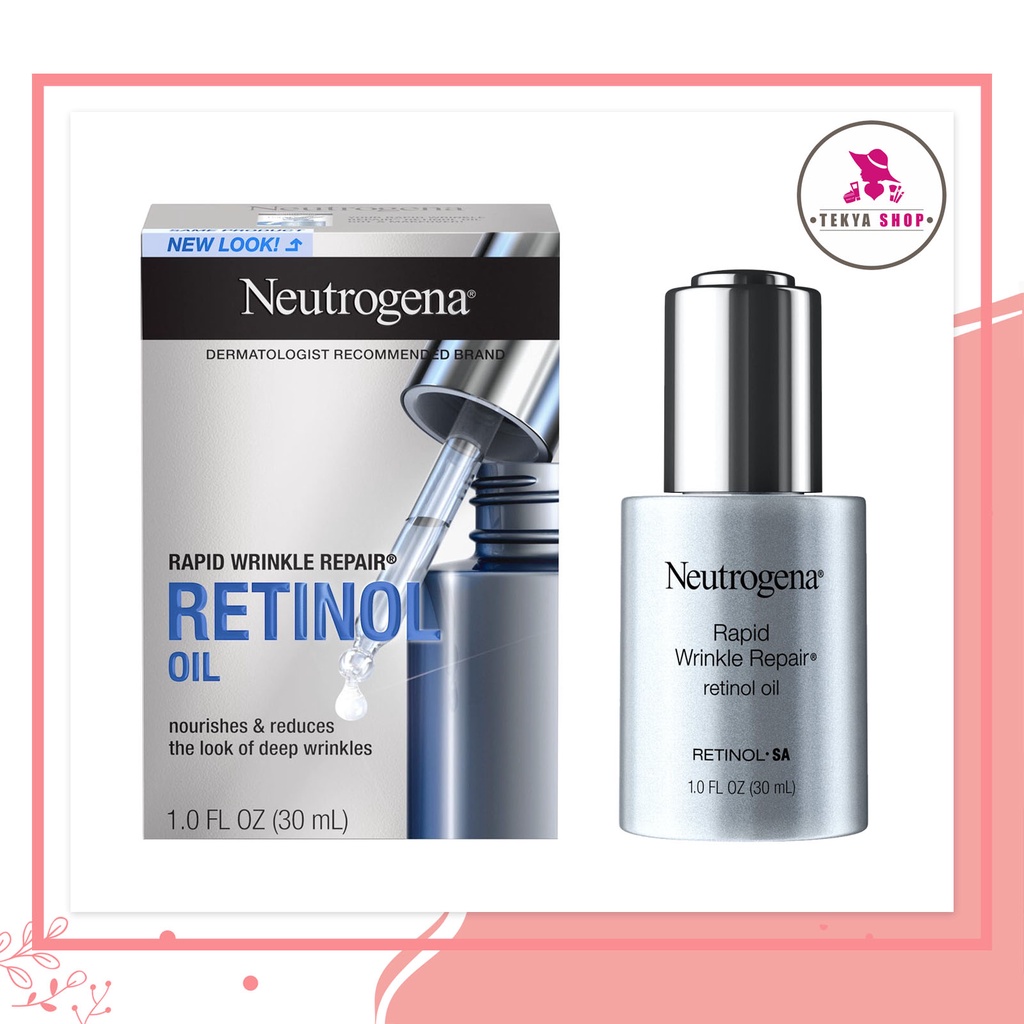 Neutrogena Rapid Wrinkle Repair Retinol Oil Serum for Dark Spots, 30 ml ...