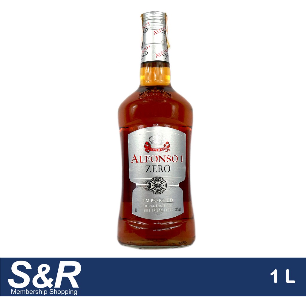 Alfonso I Zero Brandy 1L | Shopee Philippines