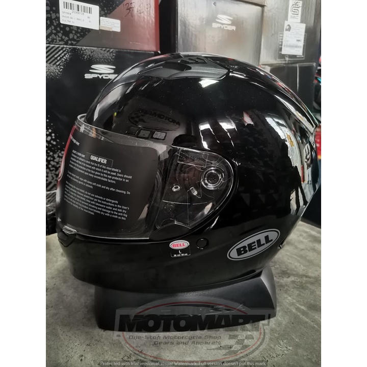 BELL HELMET QUALIFIER SOLID (BLACK) | Shopee Philippines