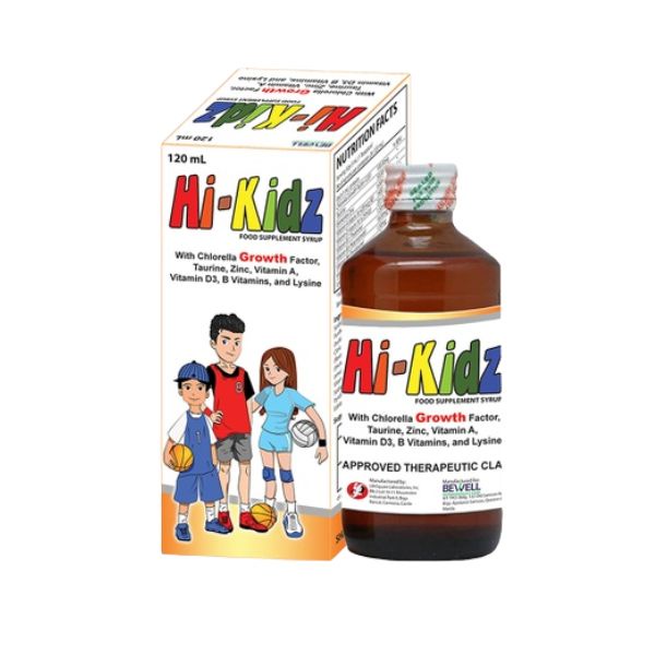 Hi-Kidz with CGF Chlorella Growth Factor, Taurine, Zinc, Vitamin A, D ...