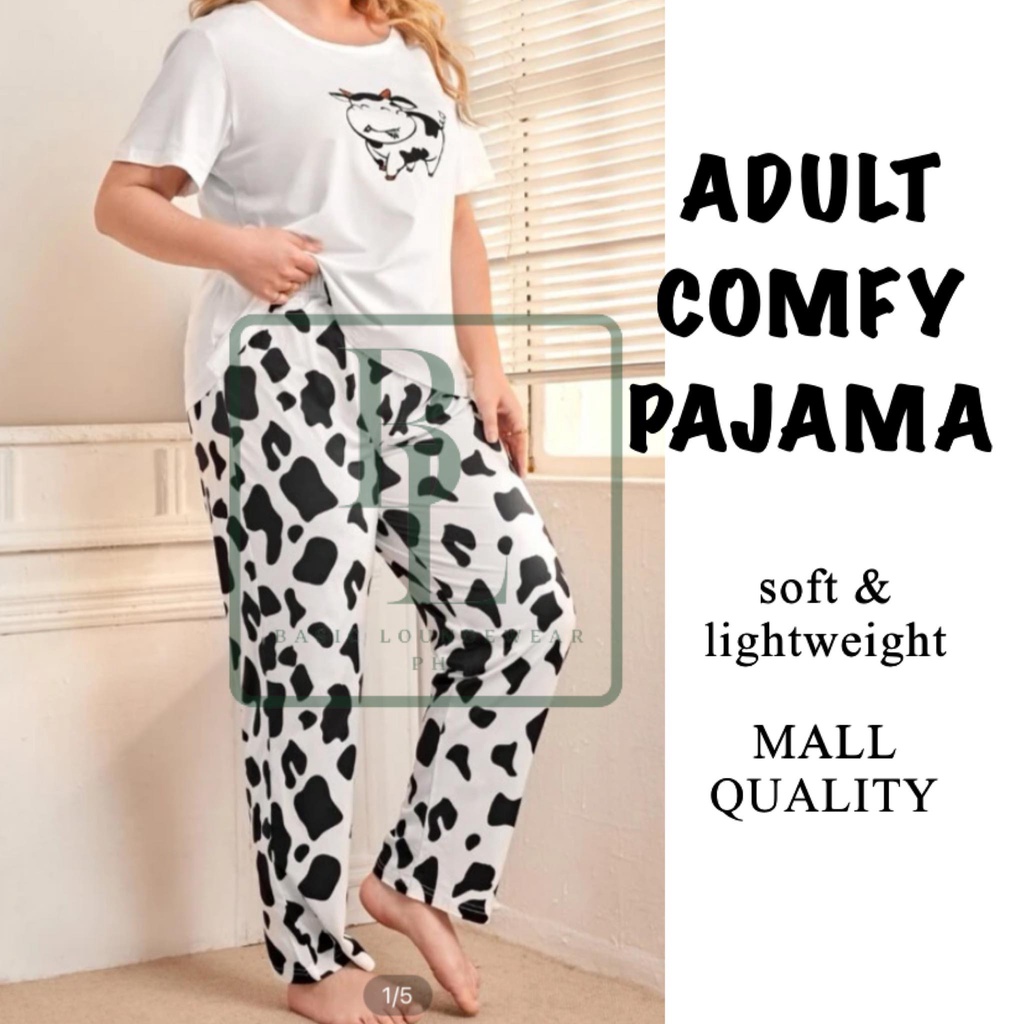 PLUS SIZE Basic Loungewear Pajama / COMFY PAJAMA - up to 3XL | Shopee ...