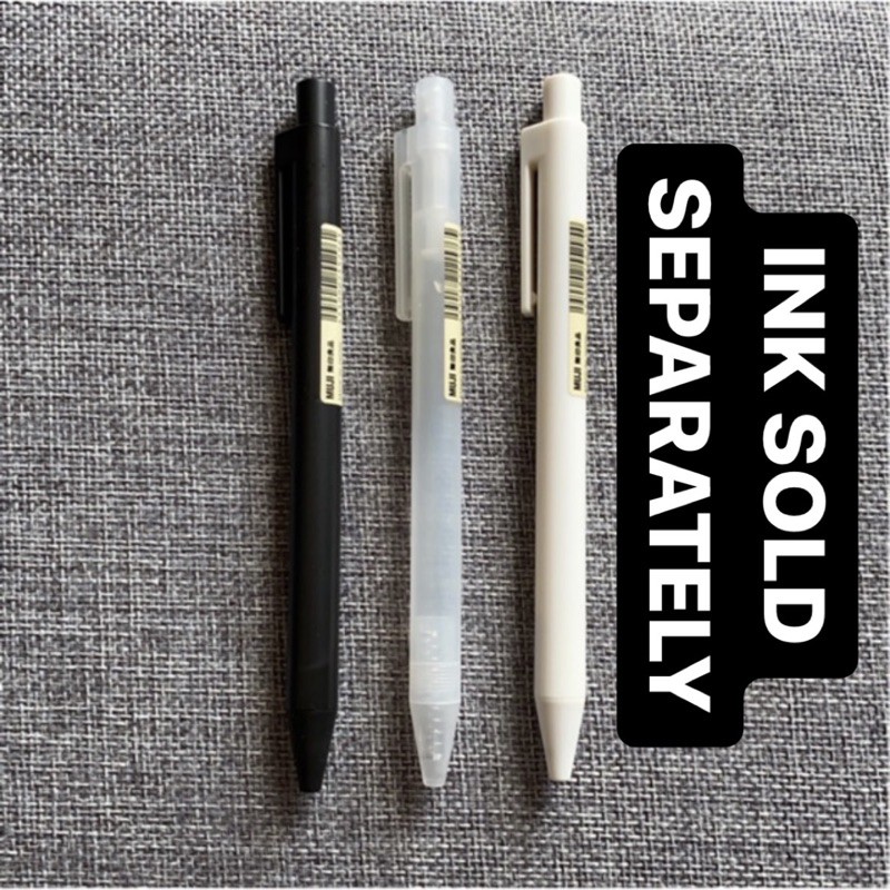 Brand New Auth Muji Ballpoint Pen Knocktype and Cap Type Body (INK NOT ...