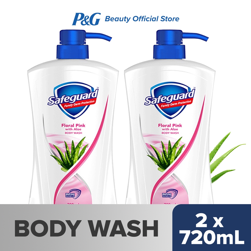 Safeguard Floral Pink with Aloe Body Wash (720mL) Duo | Shopee Philippines