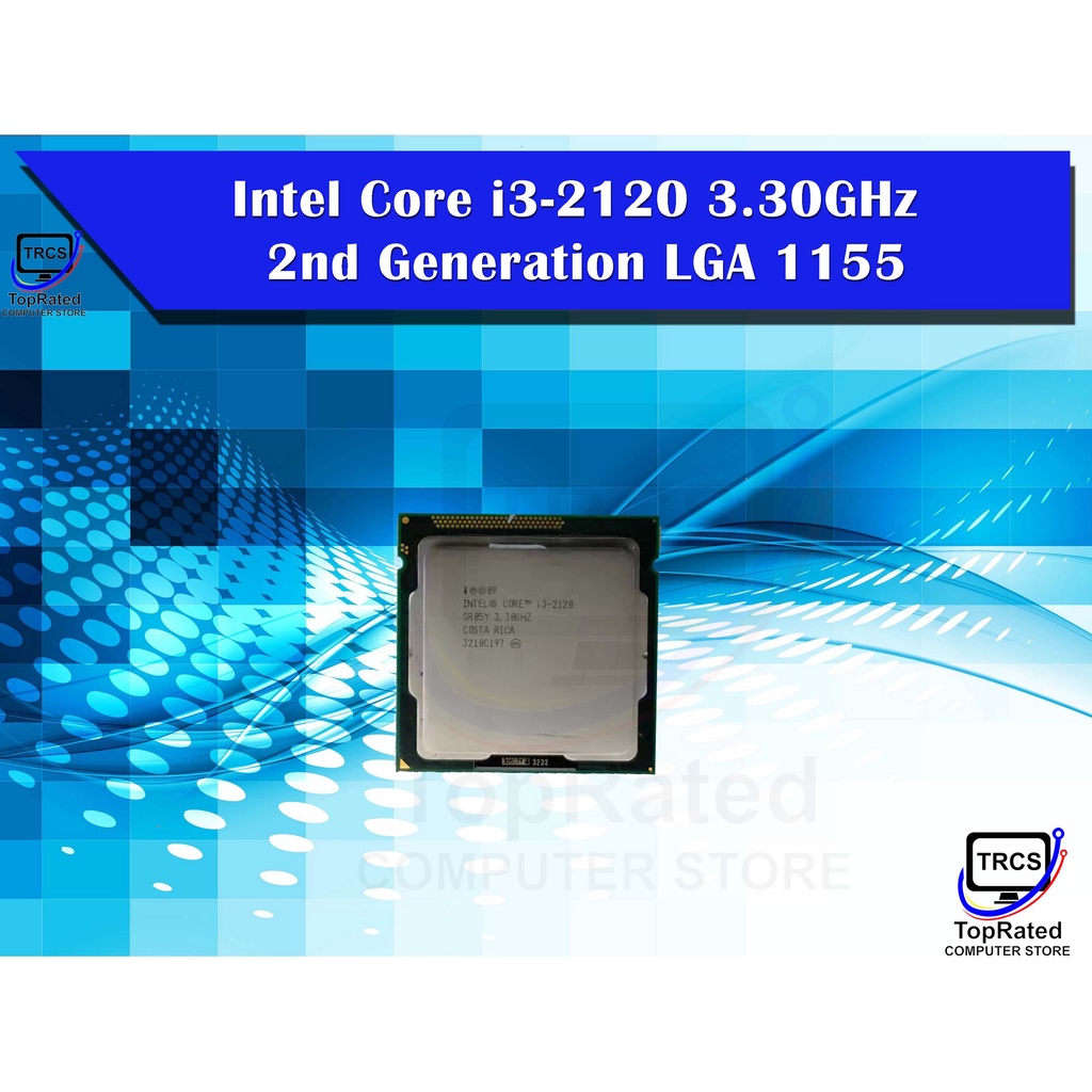 Intel Core i3-2120 3.30GHz 2nd Gen Processor LGA 1155 (Used) | Shopee ...