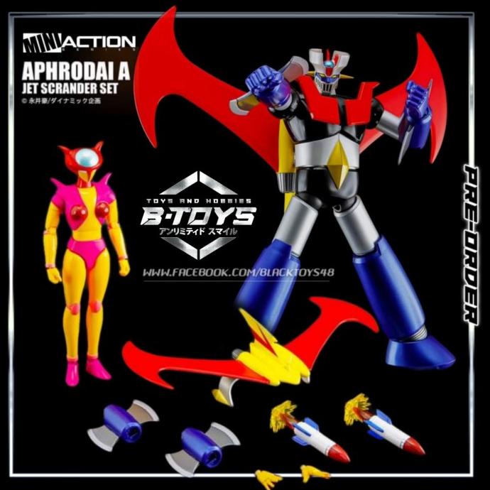Action Toys Mini Series Aphrodai A / Jet Scrander Mazinger Z Figure ...
